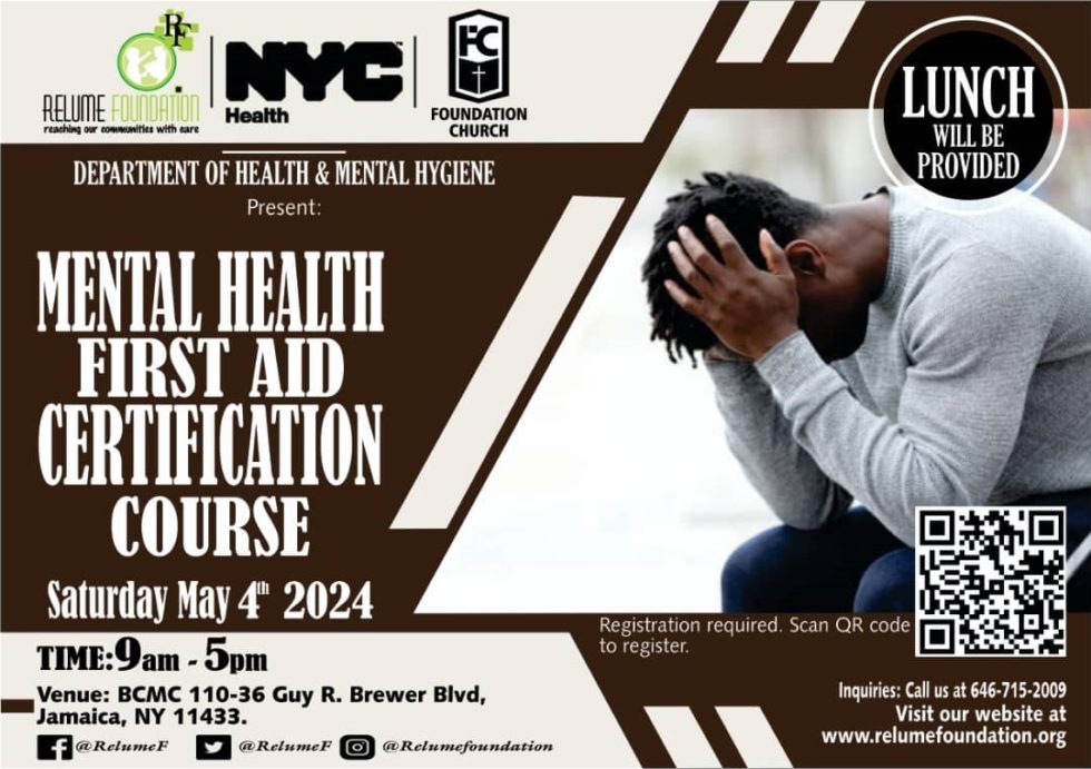 Mental Health First Aid Certification Course | Relume Foundation